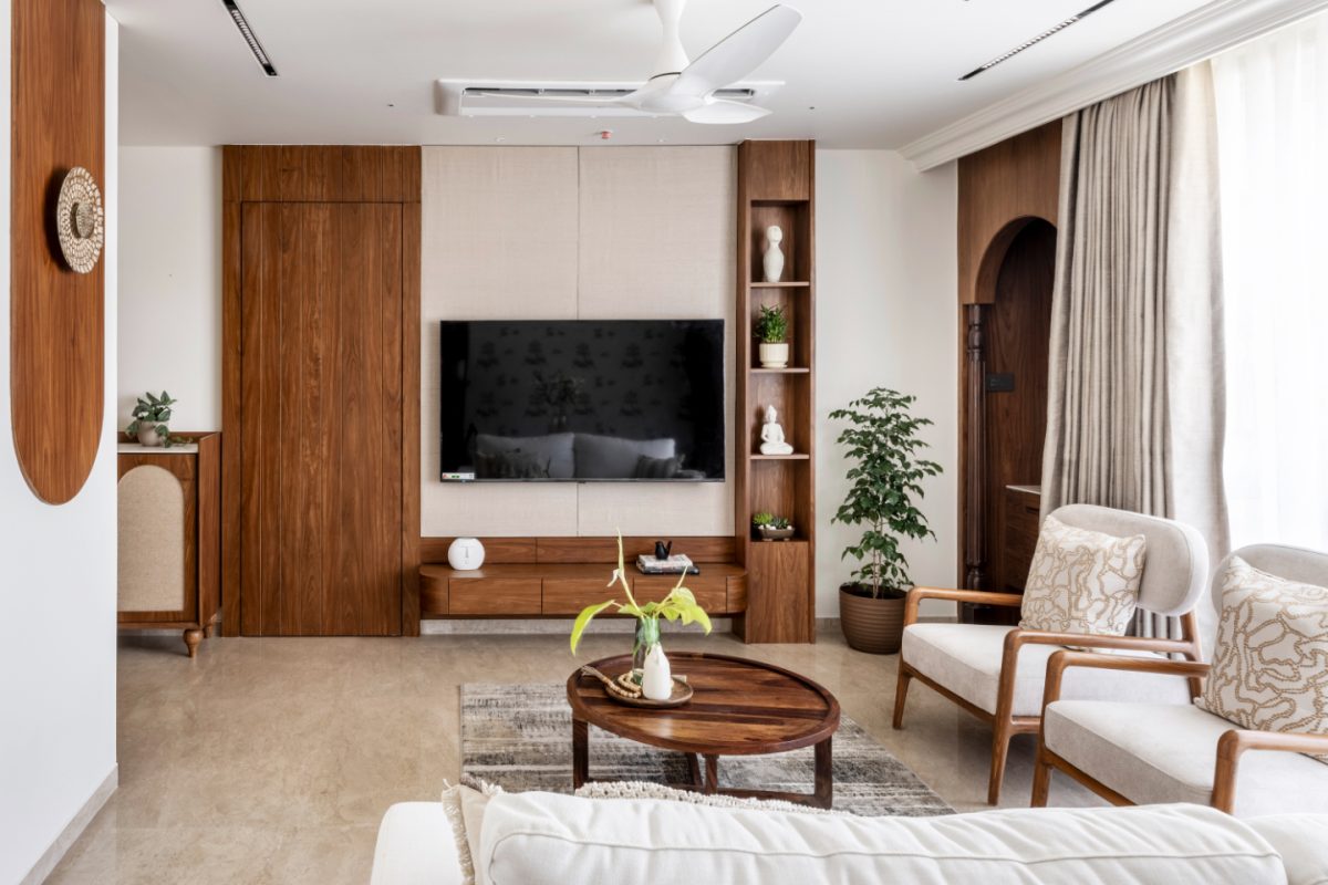 A Modern Aesthetic in This Inviting 3BHK Residence Bring Alive Its ...