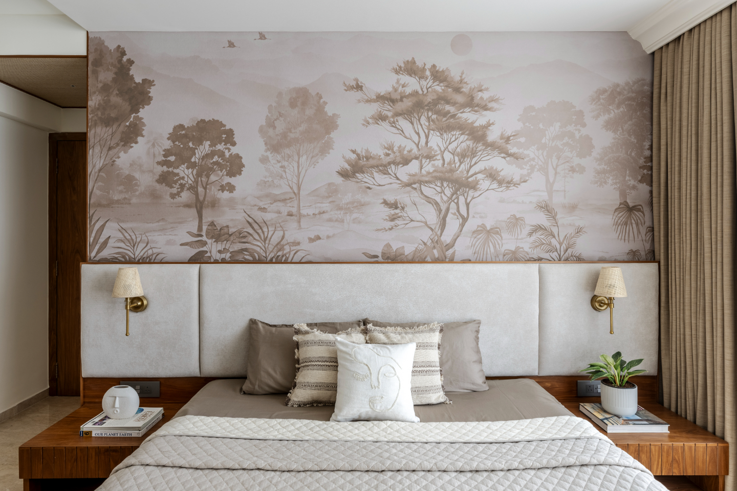 A Modern Aesthetic in This Inviting 3BHK Residence Bring Alive Its ...