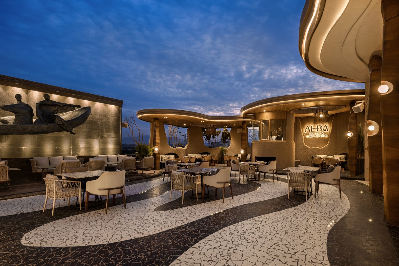 A Terrace Restaurant in Haryana is Redefining Fluid Architecture for an ...