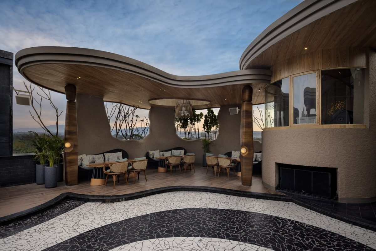 A Terrace Restaurant in Haryana is Redefining Fluid Architecture for an ...