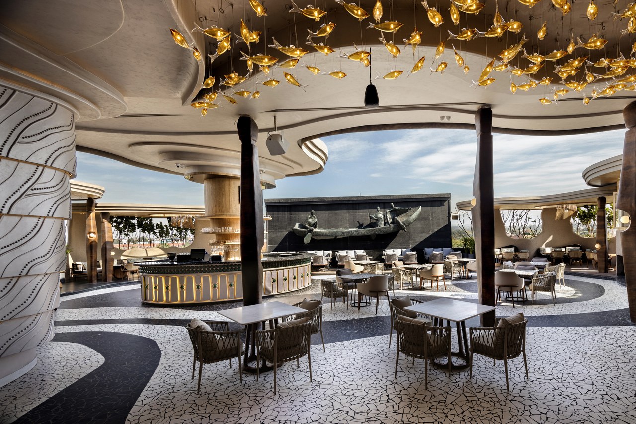 A Terrace Restaurant in Haryana is Redefining Fluid Architecture for an ...