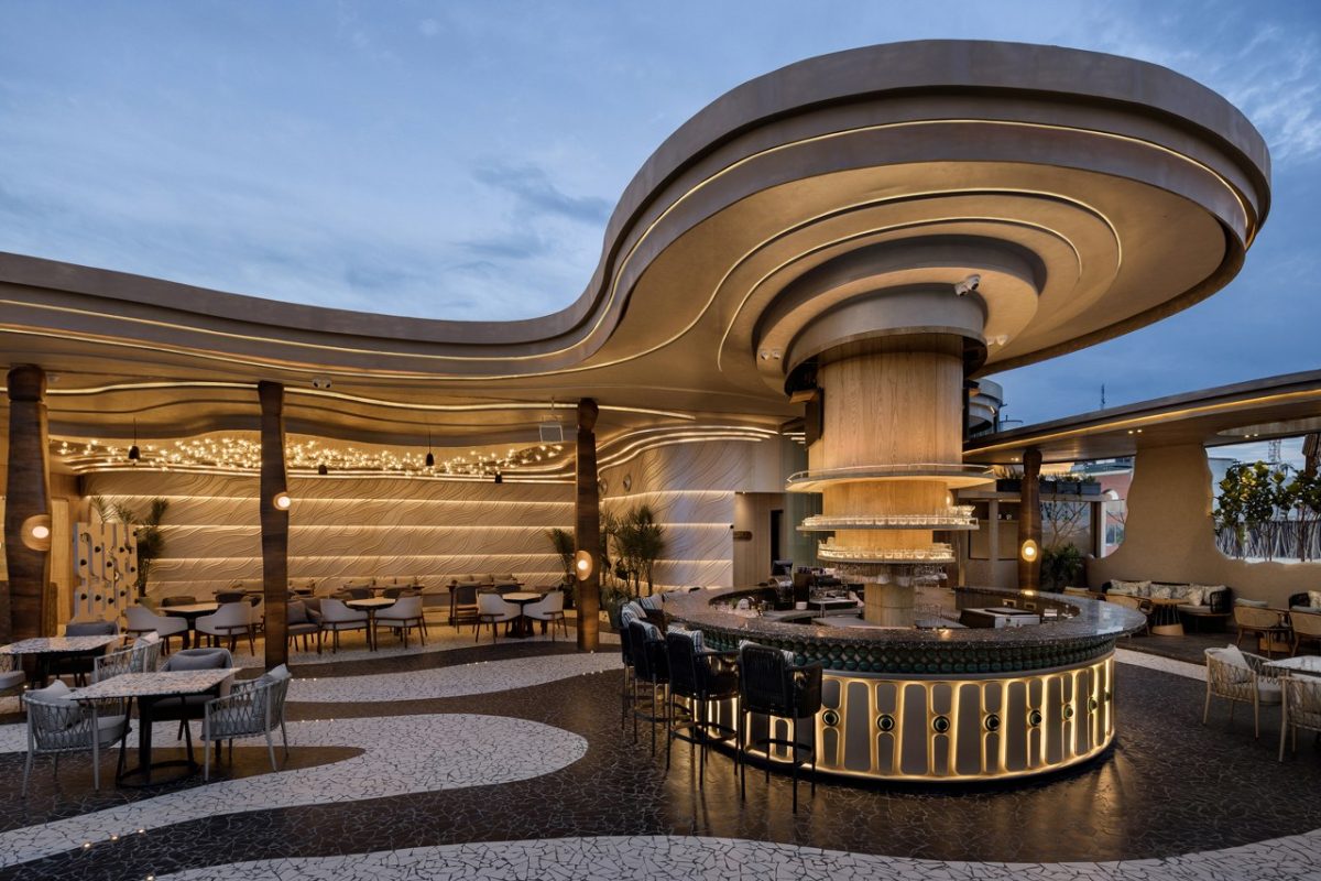 A Terrace Restaurant in Haryana is Redefining Fluid Architecture for an ...