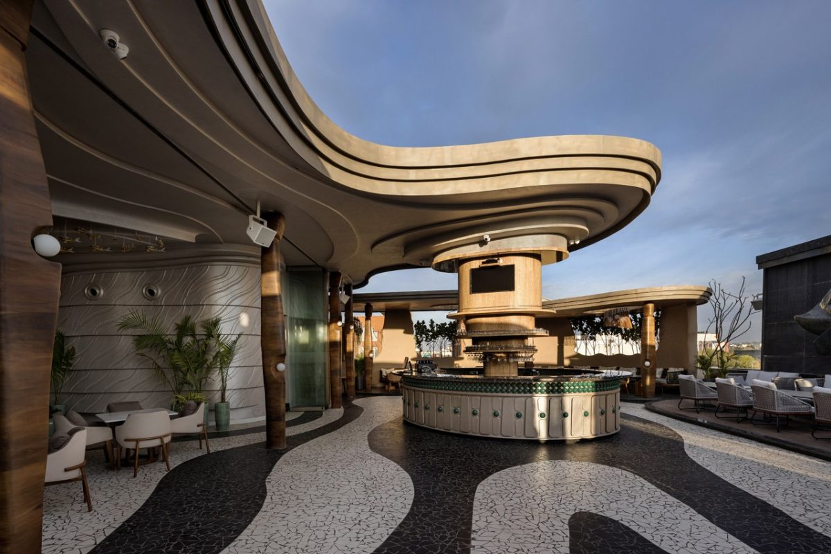 A Terrace Restaurant in Haryana is Redefining Fluid Architecture for an ...