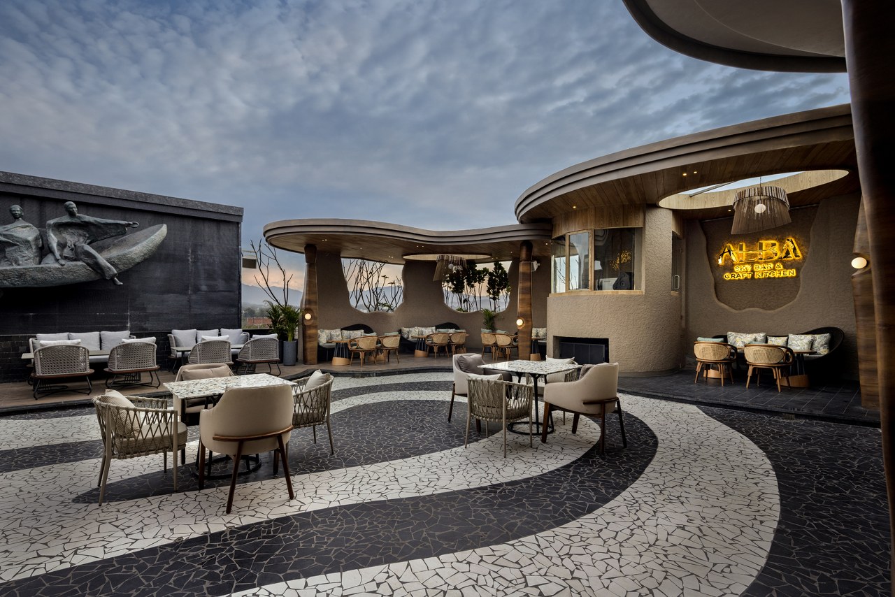 A Terrace Restaurant in Haryana is Redefining Fluid Architecture for an ...