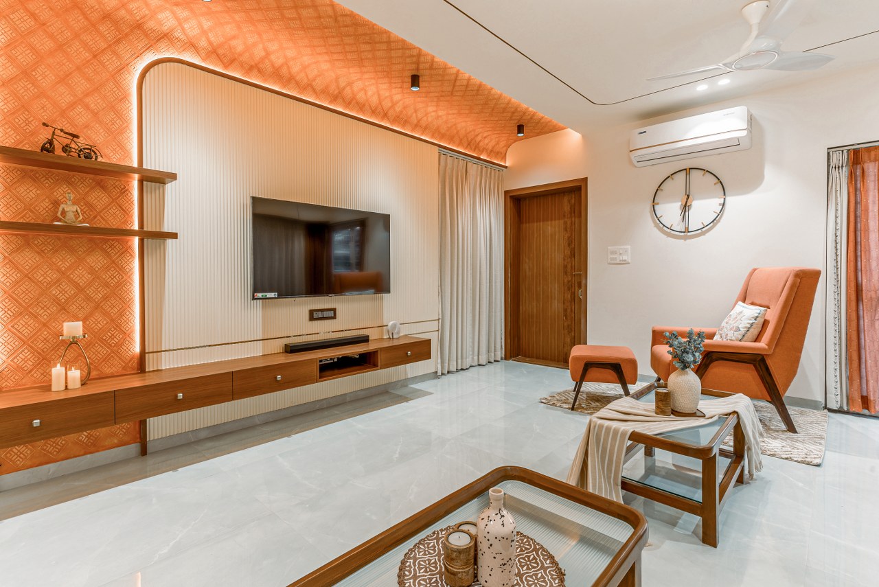 Immersed in Warm Colour Palette, This Apartment Celebrates Calmness ...