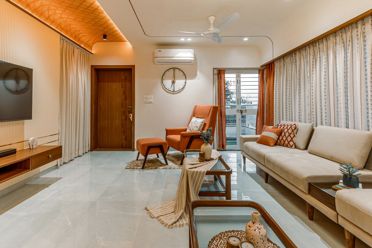 Immersed in Warm Colour Palette, This Apartment Celebrates Calmness ...