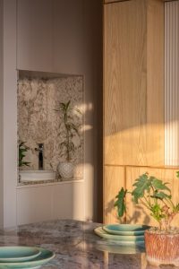 This Apartment with Wood Interior Design Celebrates Intricate ...