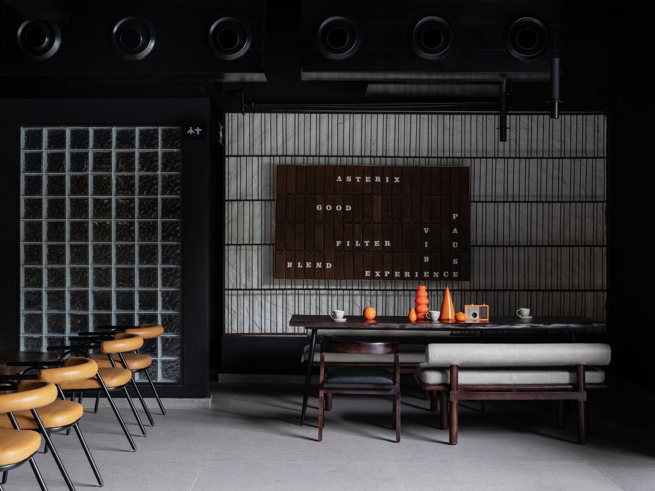 This Bespoke Cafe Is A Bold Experiment In Layered Raw Textures And ...