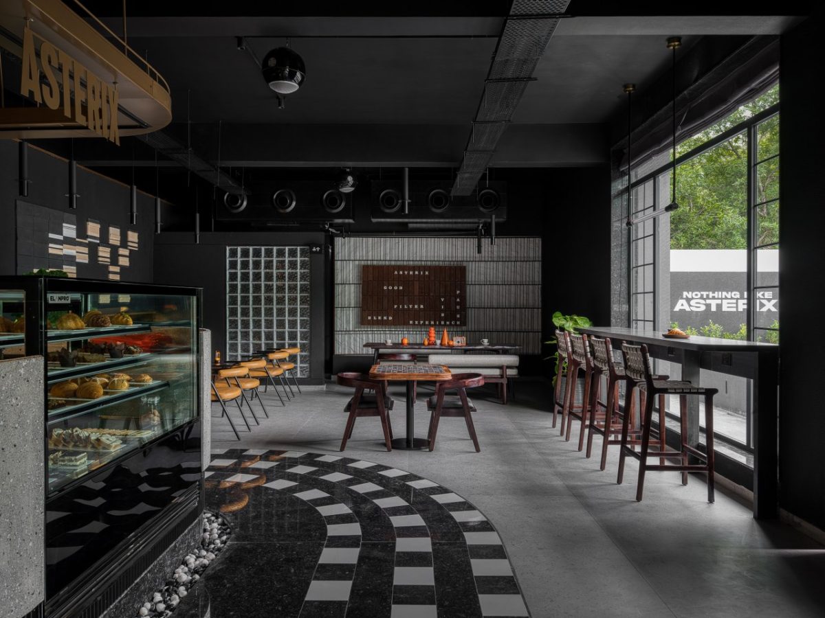 This Bespoke Cafe Is A Bold Experiment In Layered Raw Textures And ...