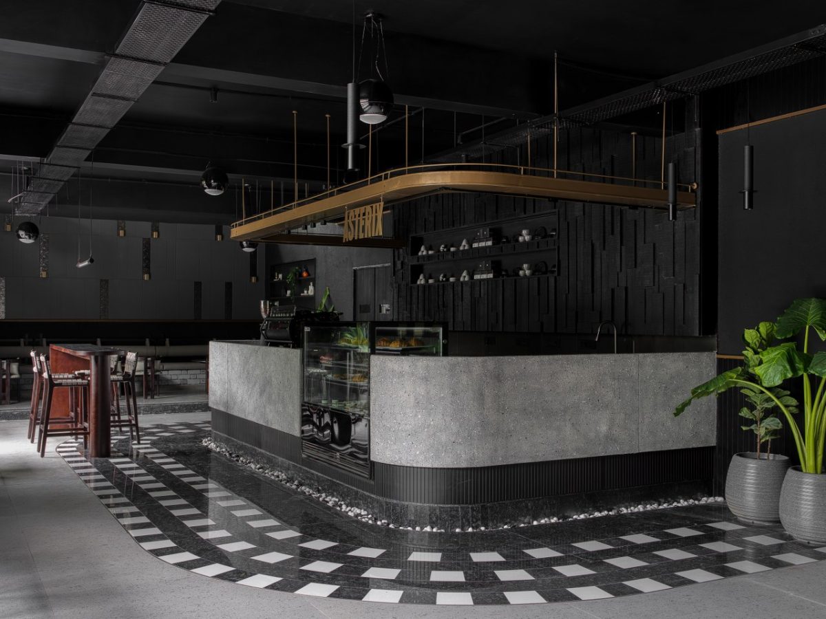 This Bespoke Cafe Is A Bold Experiment In Layered Raw Textures And ...