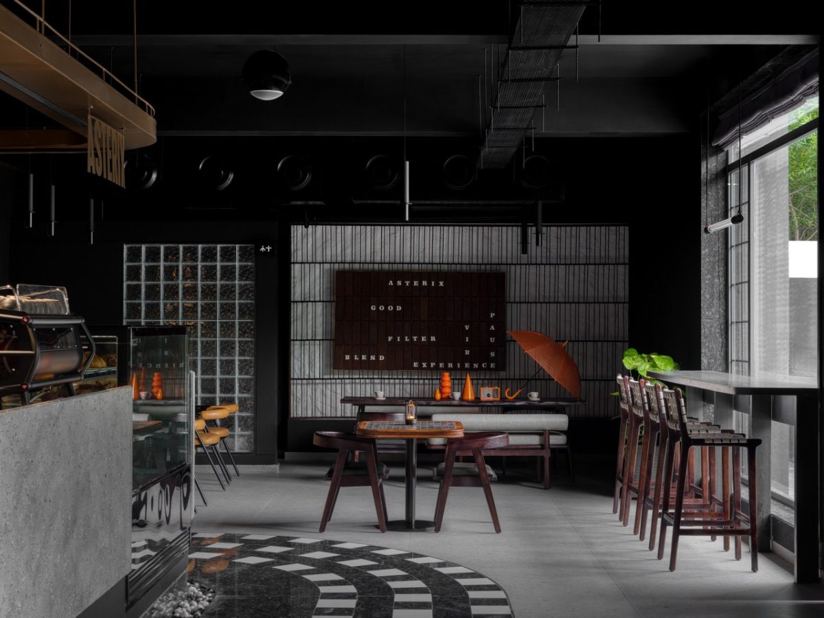 This Bespoke Cafe Is A Bold Experiment In Layered Raw Textures And ...