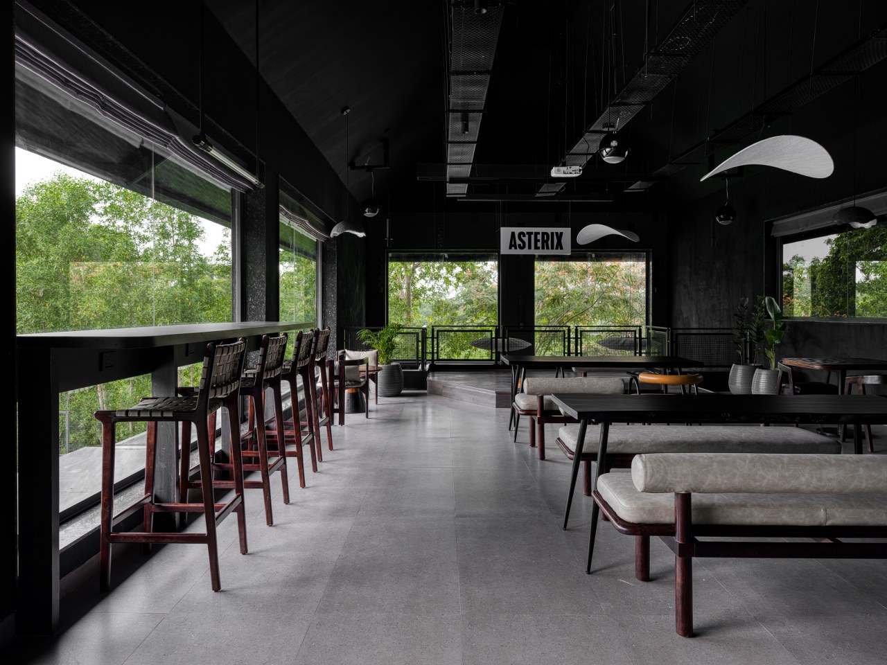 This Bespoke Cafe Is A Bold Experiment In Layered Raw Textures And ...