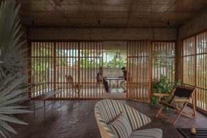 Exposed Concrete Forms The Outer Shell For This Mixed-Use Commercial ...