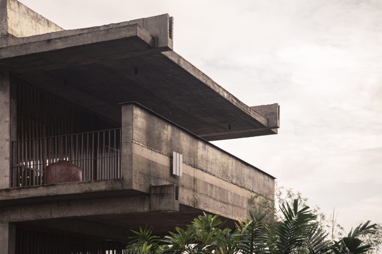 Exposed Concrete Forms The Outer Shell For This Mixed-Use Commercial ...