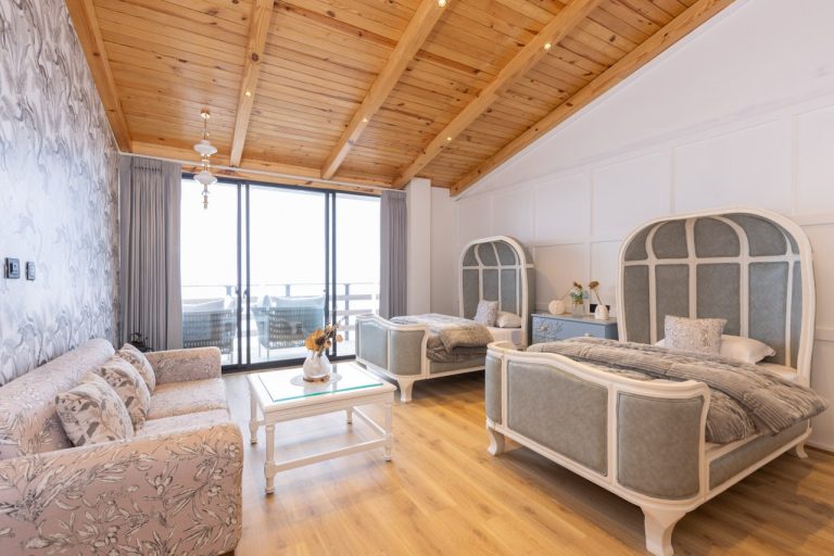 This Hillside Cottage Is Surrounded By Dense Deodar Trees And Overlooks ...