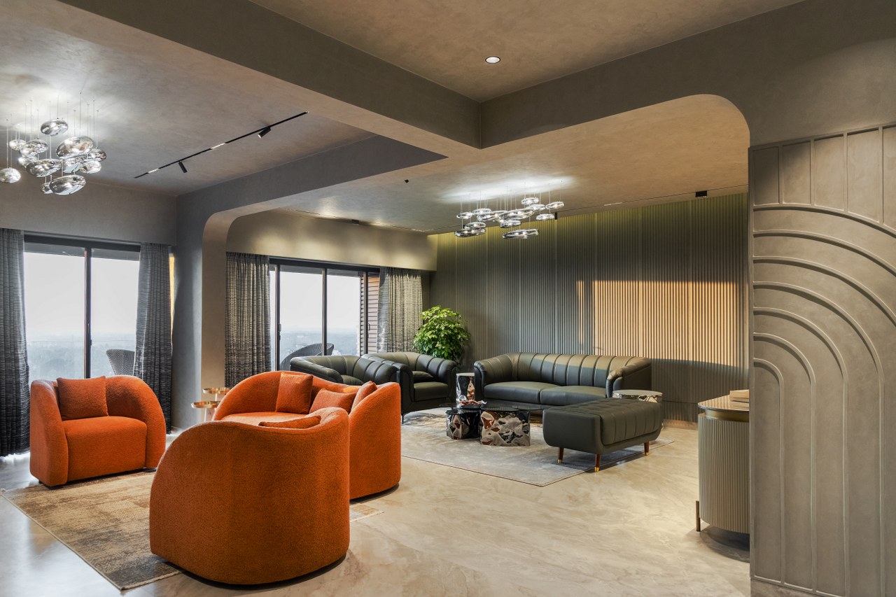 Furaat - A Luxury Penthouse Is a Monochromatic Amalgamation Of Opulence ...