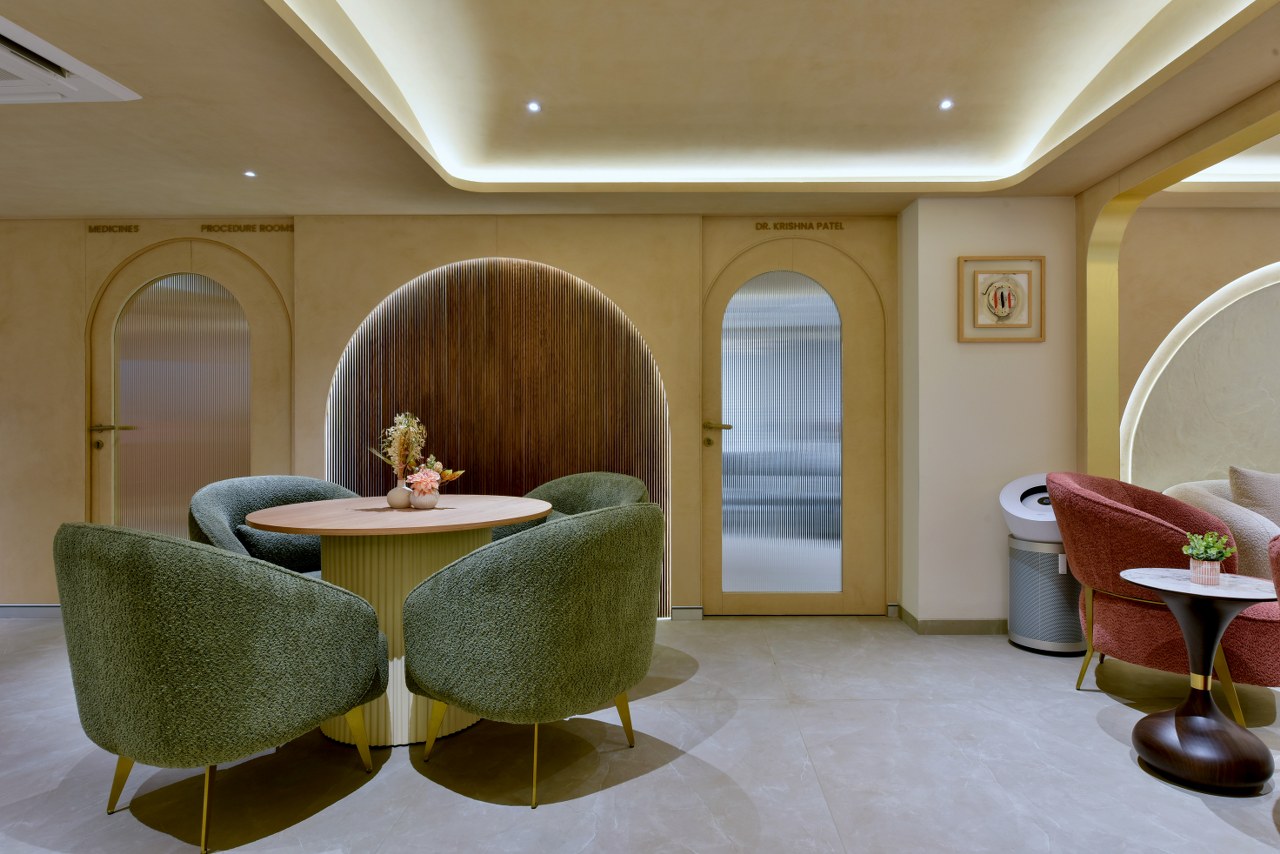 Natural Textures Adorn This Clinic's Modern Design and Wabi Sabi ...