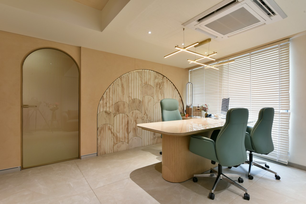 Natural Textures Adorn This Clinic's Modern Design and Wabi Sabi ...