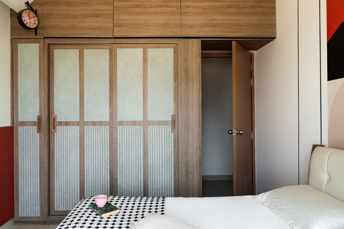 A Vibrant Home With Sparse Furnishing And Lively Spaces Sits ...