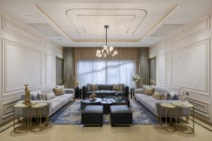 Ivory Colour Interiors In This Courtyard Residence Makes It An ...