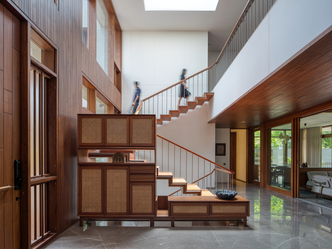 This Home With Double Height Living Spaces Is A Microcosm Of Liveliness ...