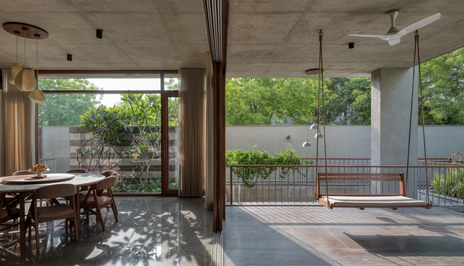 This Home With Double Height Living Spaces Is A Microcosm Of Liveliness ...