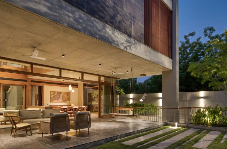 This Home With Double Height Living Spaces Is A Microcosm Of Liveliness ...