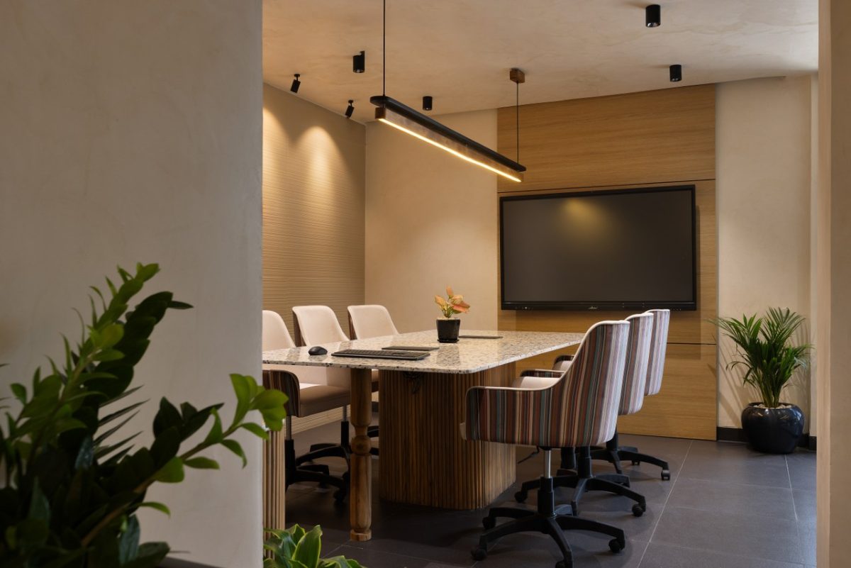 Urban Rhythms And Earthy Materials Transform This 3BHK Into a Modest ...