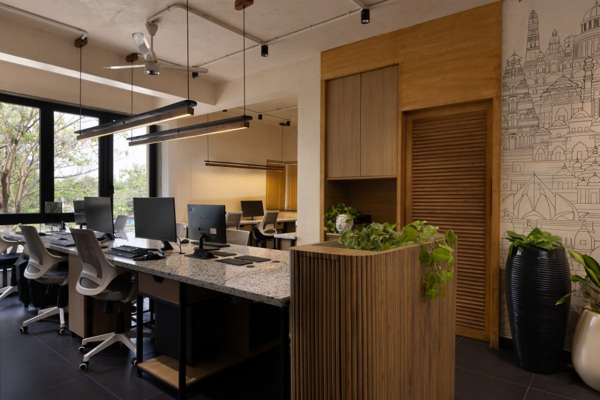 Urban Rhythms And Earthy Materials Transform This 3BHK Into a Modest ...