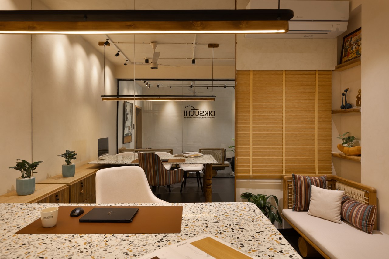 Urban Rhythms And Earthy Materials Transform This 3BHK Into a Modest ...