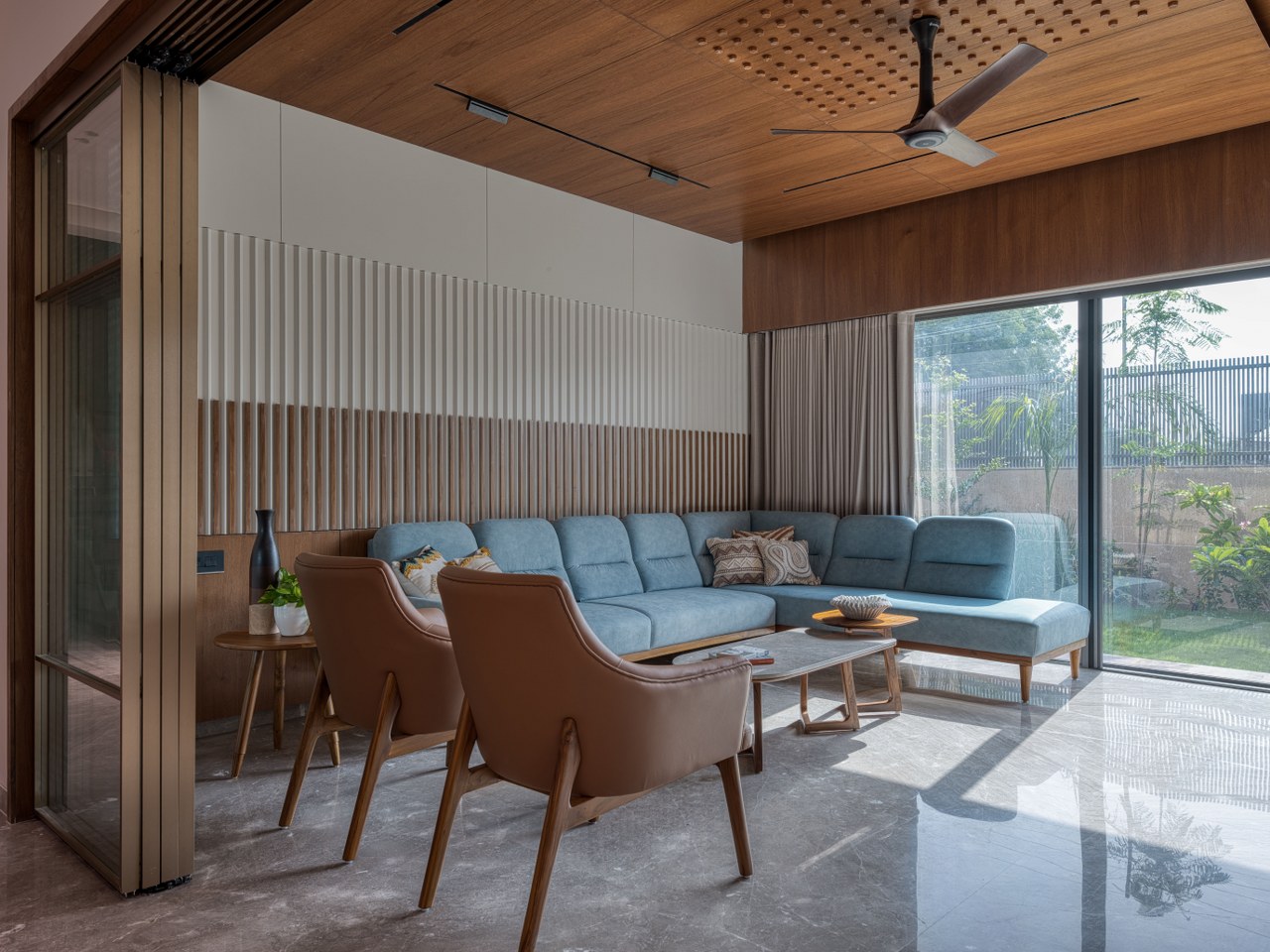 This East Facing Home Finely Represents Modern Sensibility And Timeless ...