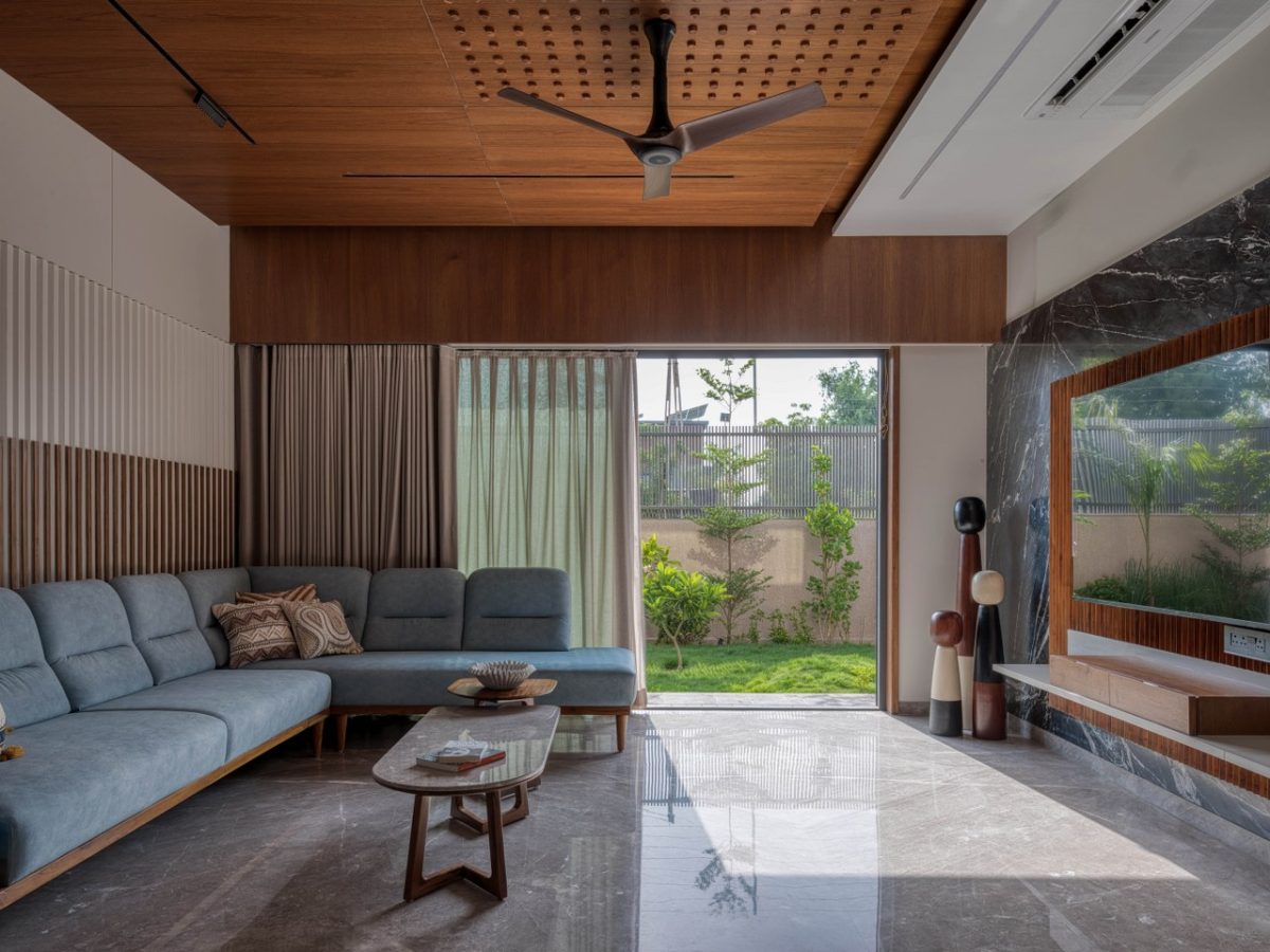 This East Facing Home Finely Represents Modern Sensibility And Timeless ...