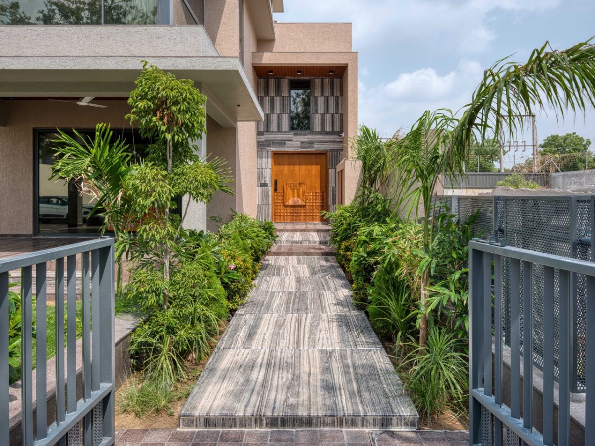 This East Facing Home Finely Represents Modern Sensibility And Timeless ...