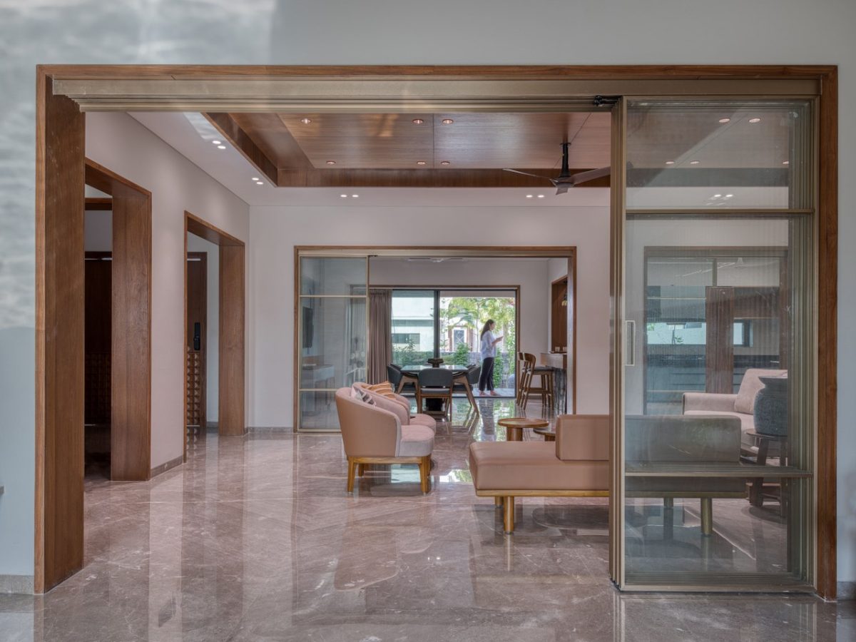 This East Facing Home Finely Represents Modern Sensibility And Timeless ...