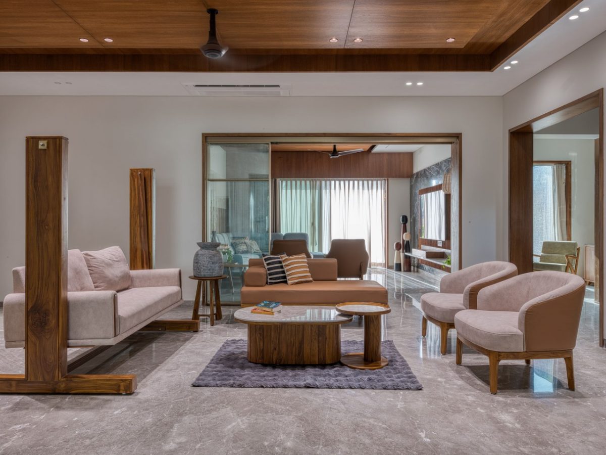 This East Facing Home Finely Represents Modern Sensibility And Timeless ...