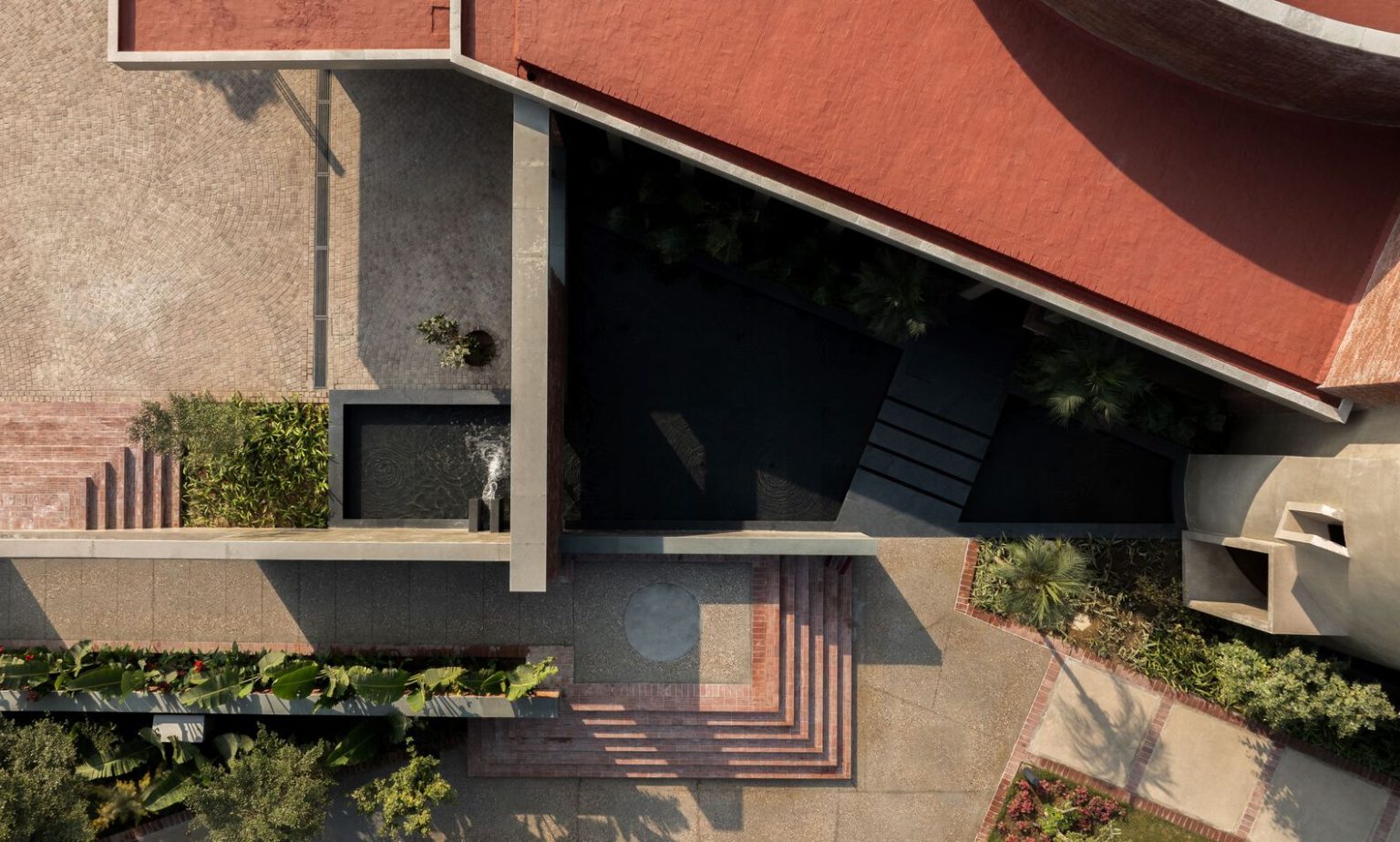 Spread Across 3 Acres This Home Reinvents Geometry & Material | RENESA ...