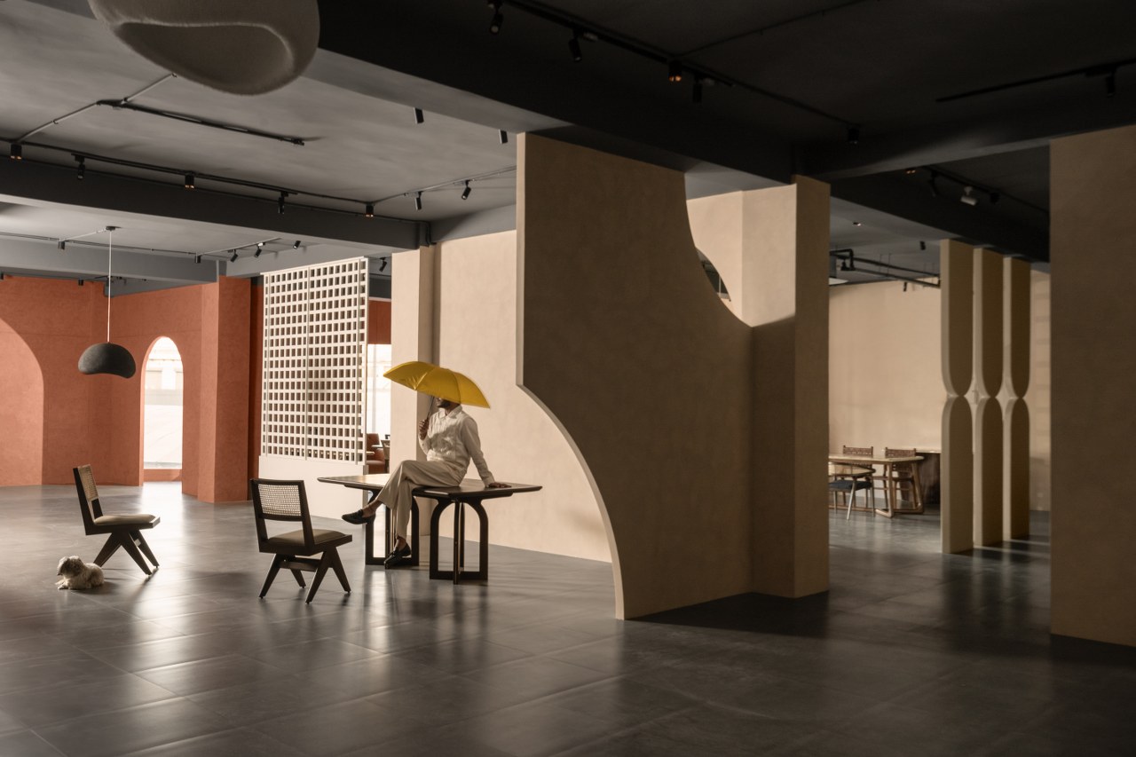 Earthy Textures Redefine This Furniture Store Through Form & Light ...