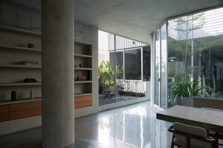 This Textile House Retains The Building's Structural Character While ...