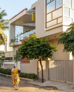 Sitting On A Corner Plot, This Home Blends Contemporary Design With ...