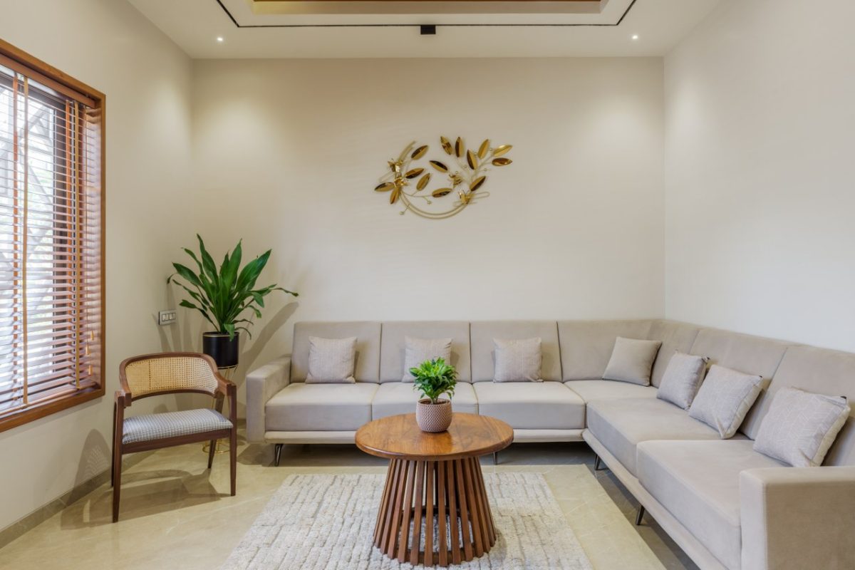 Sitting On A Corner Plot, This Home Blends Contemporary Design With ...