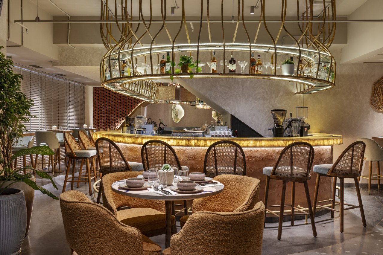 Designed Within A Linear Space, This Restaurant Replaces A Previous ...