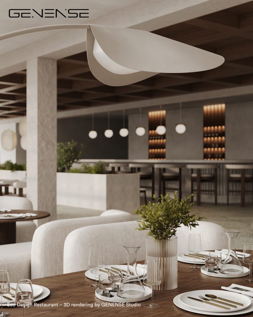 Lighting Scenarios in Restaurant 3D Rendering: Day, Night, and Mood ...