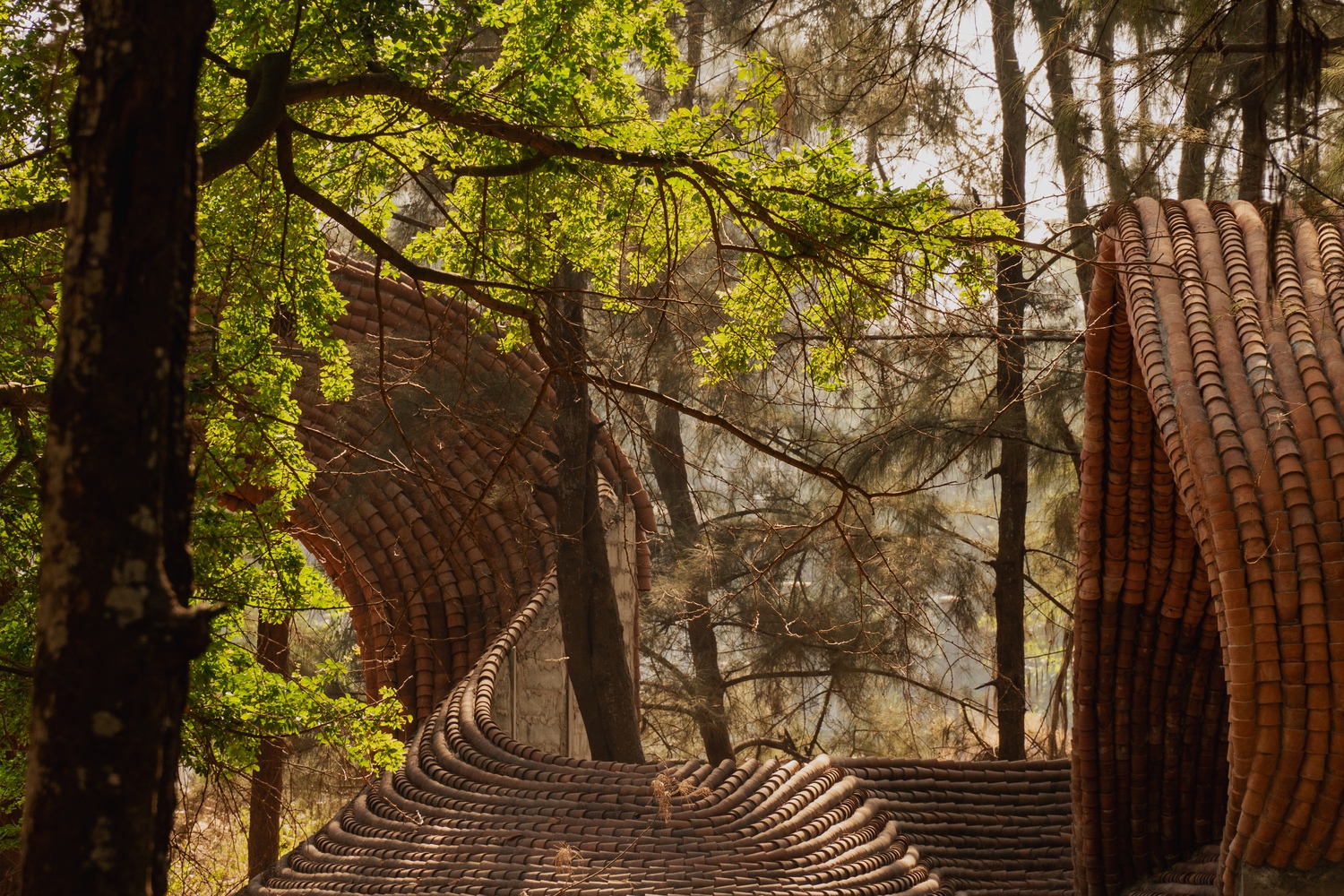 Made From Mud Cups, This Pavillion In Goa Is A Part Of The Serendipity ...