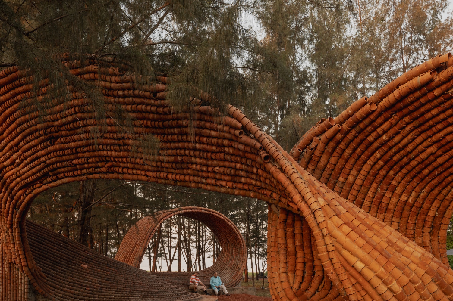 Made From Mud Cups, This Pavillion In Goa Is A Part Of The Serendipity ...