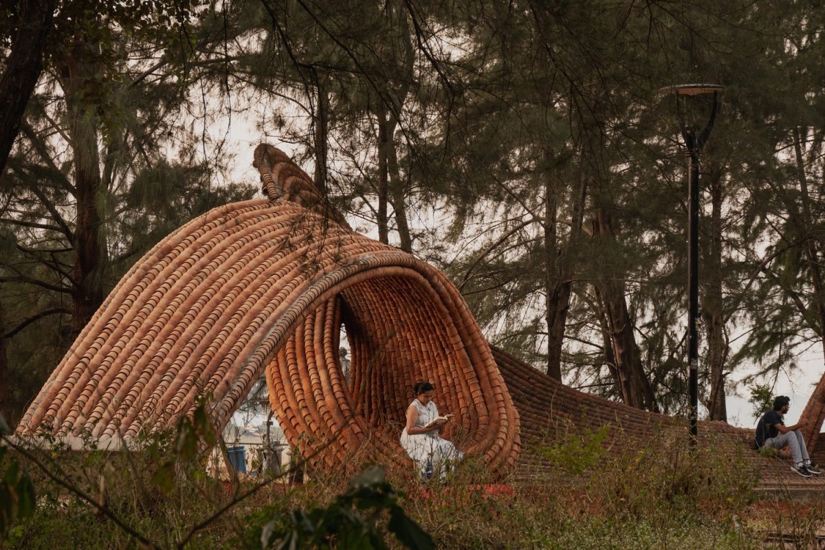 Made From Mud Cups, This Pavillion In Goa Is A Part Of The Serendipity ...